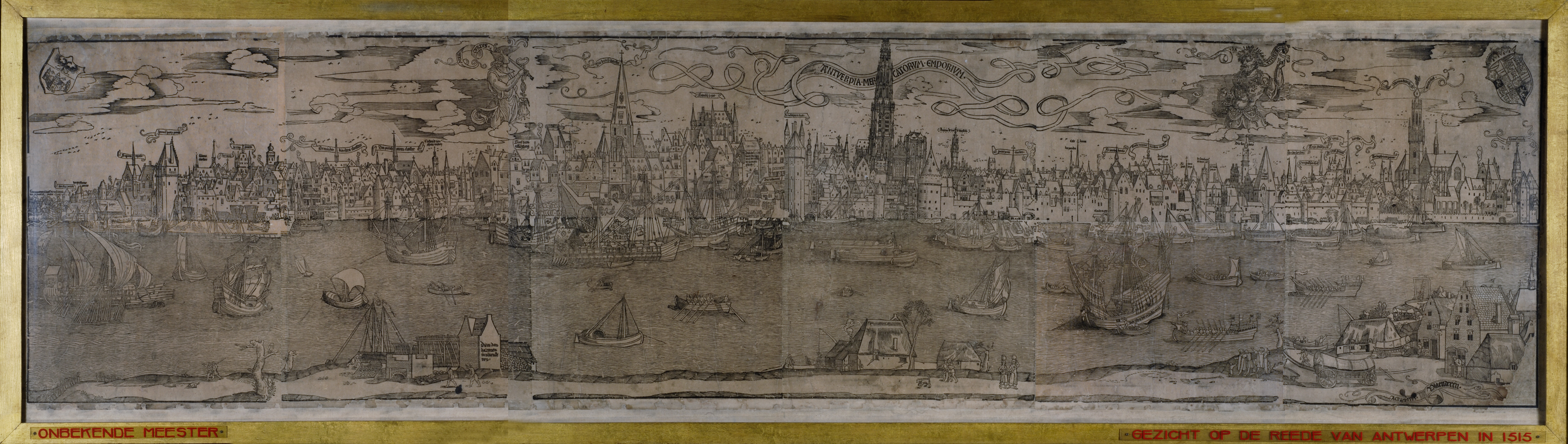 Zicht op de rede van Antwerpen | Museum Plantin-Moretus