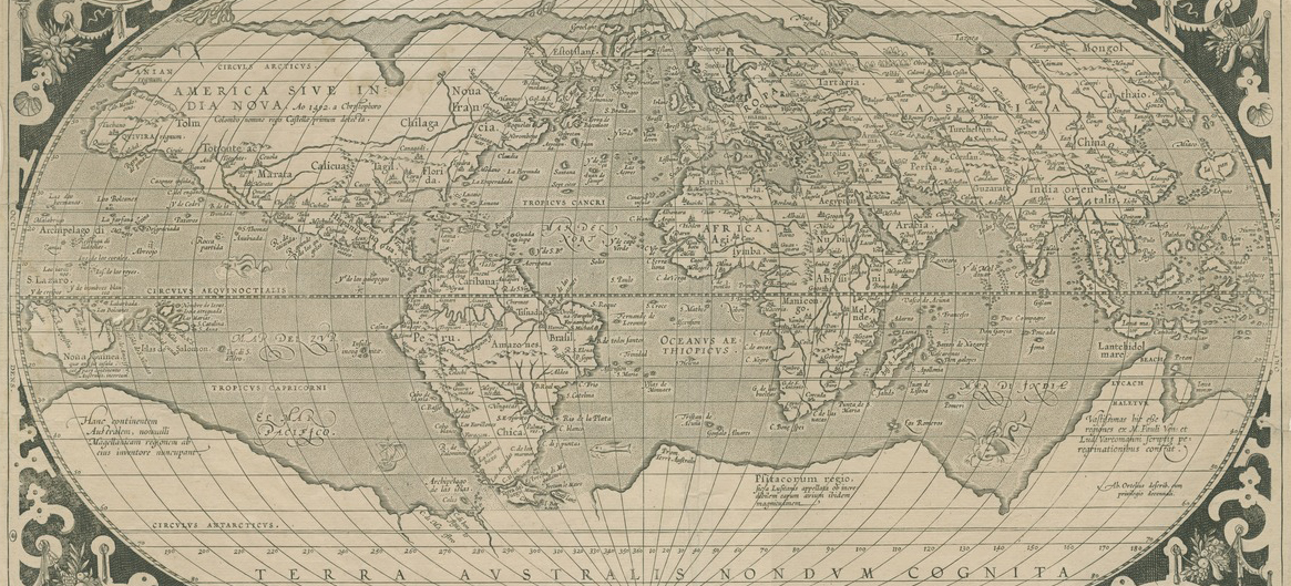 The first atlas - Abraham Ortelius | Museum Plantin-Moretus